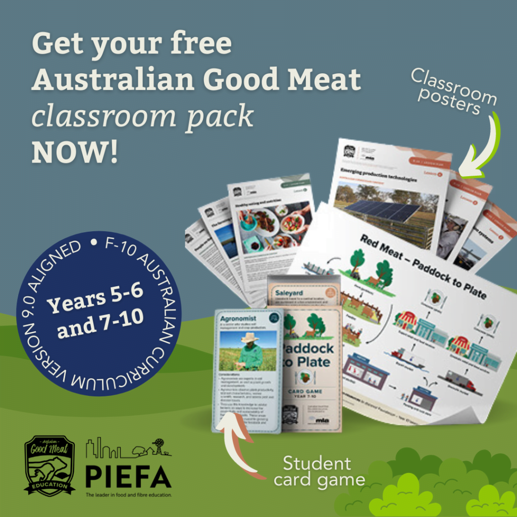 Australian Good Meat classroom packs are ready to go - Cattle Australia